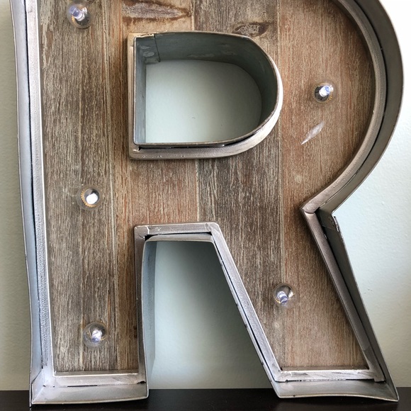 Other | Rustic Metal Letter R | Poshmark